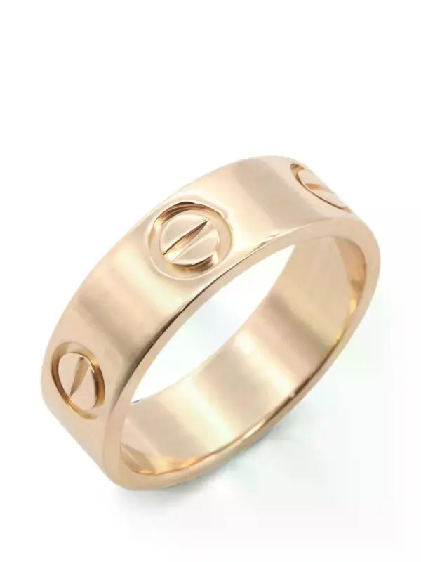 Cartier 18k Rose Gold Love Ring - Pink