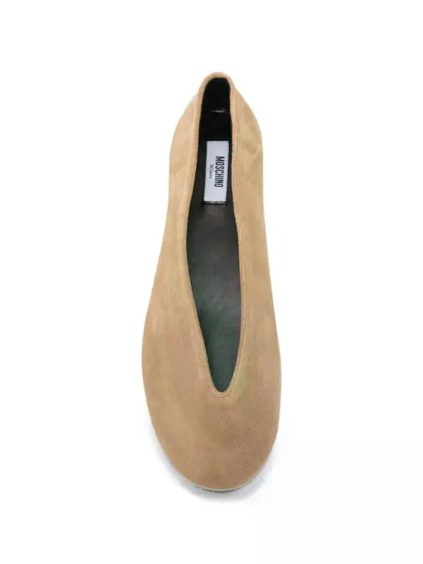 Moschino Round-toe Ballet Flats