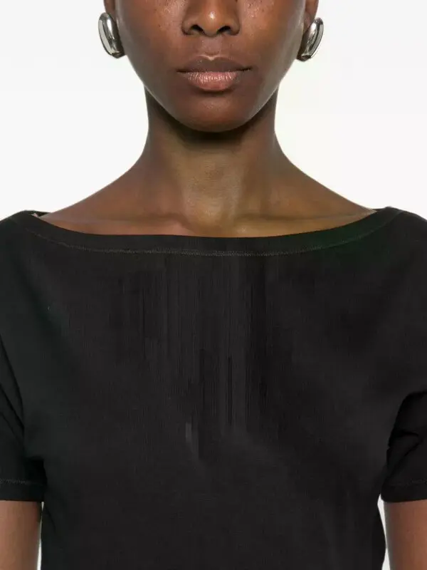 LEMAIRE Belted Boat-neck Midi Dress