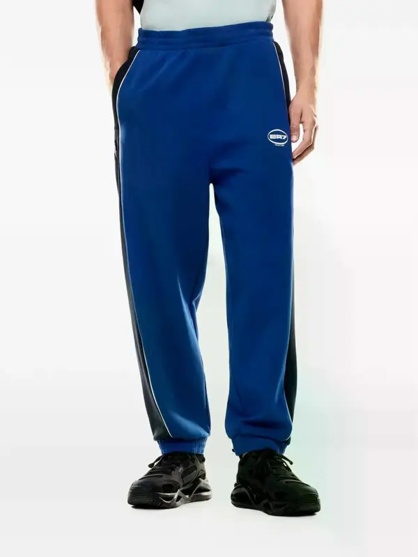 EA7 Logo-print Side-stripe Track Pants