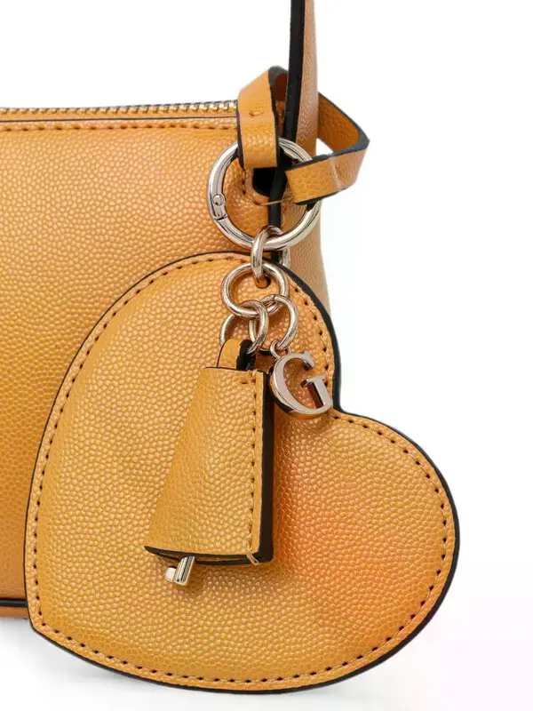 Guess Logo-plaque Heart-charm Shoulder Bag