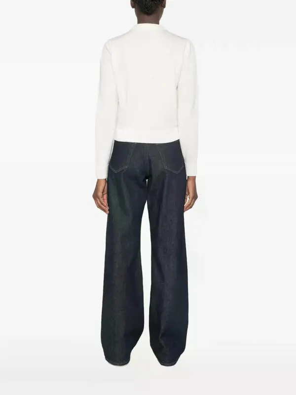 Moncler Quilted Zip-up Sweater
