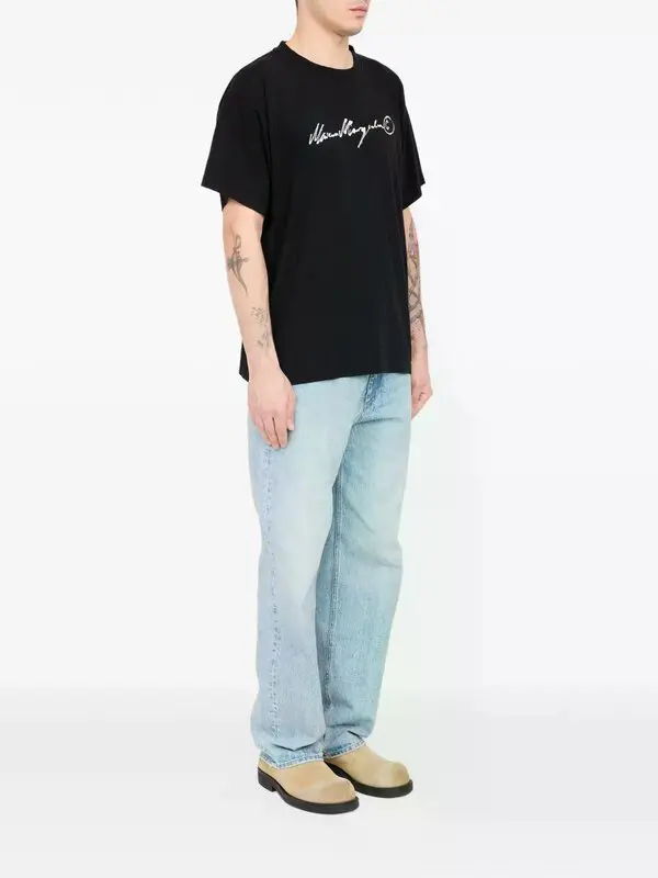 MAISON MARGIELA Logo Print T-shirt - Black