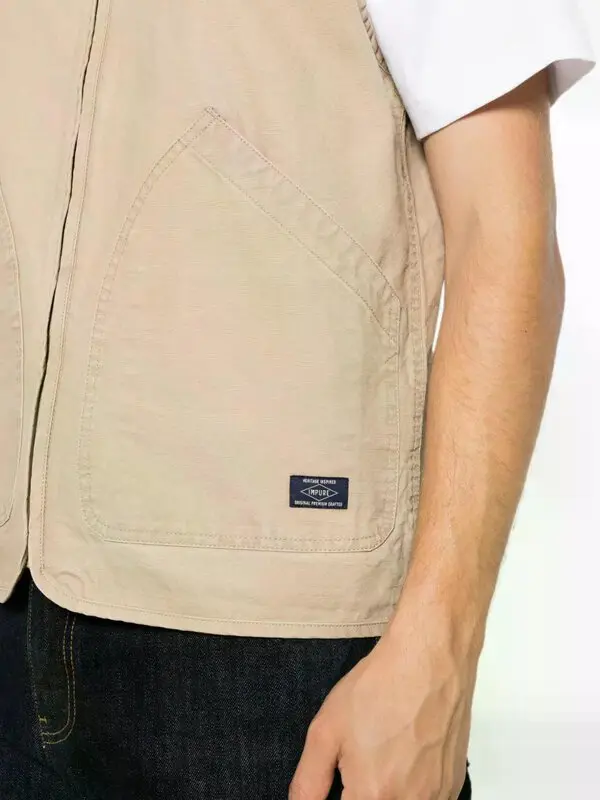 IMPURE Zip-up Sleeveless Gilet
