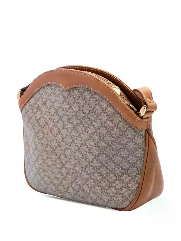 Celine 2008 Macadam Coated Canvas Crossbody Bag