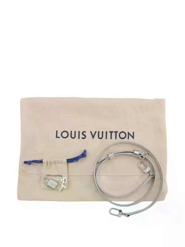 LOUIS VUITTON 2021-2026 Monogram Miroir Speedy Bandouliere 20 Clutch Bag - Silver