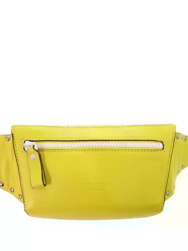 Valentino Garavani 2000-2017 Nappa Rockstud Spike Belt Bag