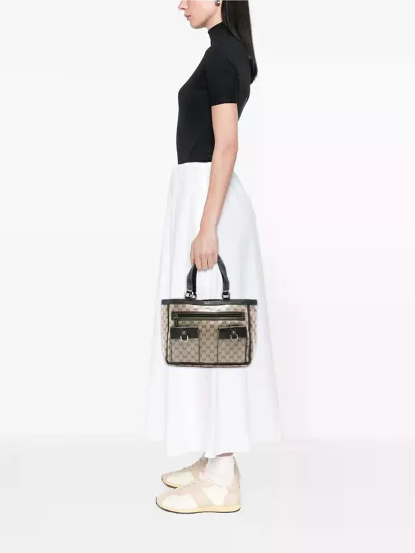 Gucci 2016-2026 Gg Crystal Abbey D Ring Tote Bag