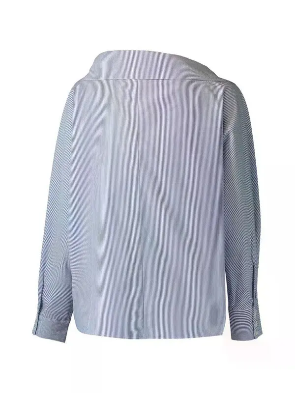 CHRISTY LYNN Dasha Striped Off-shoulder Shirt