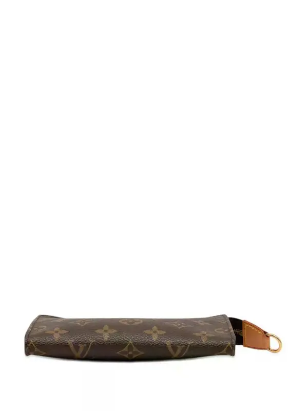 LOUIS VUITTON 2001 Monogram Petit Bucket Pouch
