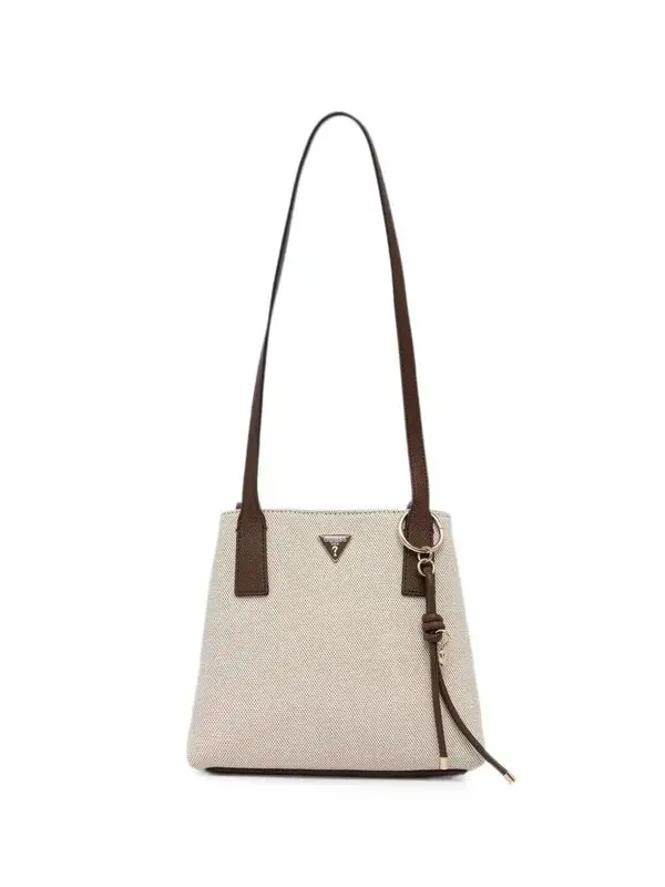Guess Logo Plaque Tote Bag - Neutrals