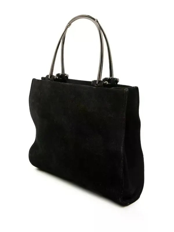 Gucci 2000-2015 Suede Metal Handle Bag Handbag