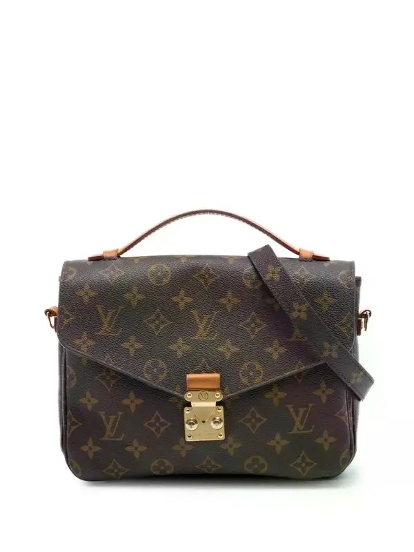 LOUIS VUITTON 2017 Monogram Pochette Metis Satchel