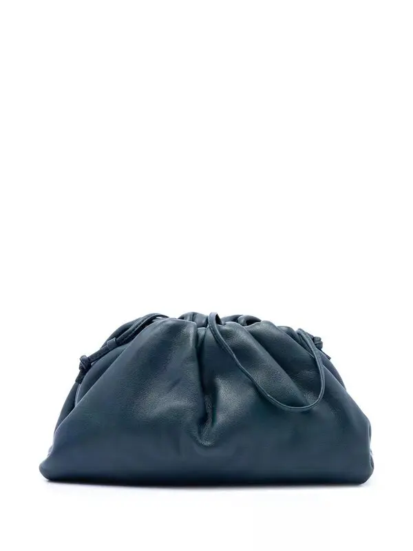 Bottega Veneta 2012-2026 Lambskin The Mini Pouch Crossbody Bag - Blue