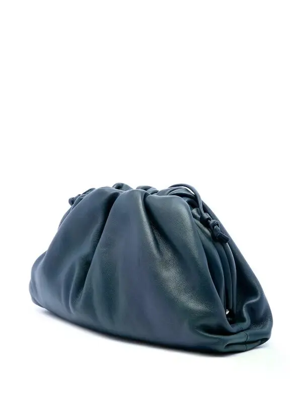 Bottega Veneta Lambskin Mini Pouch Crossbody Bag - Blue