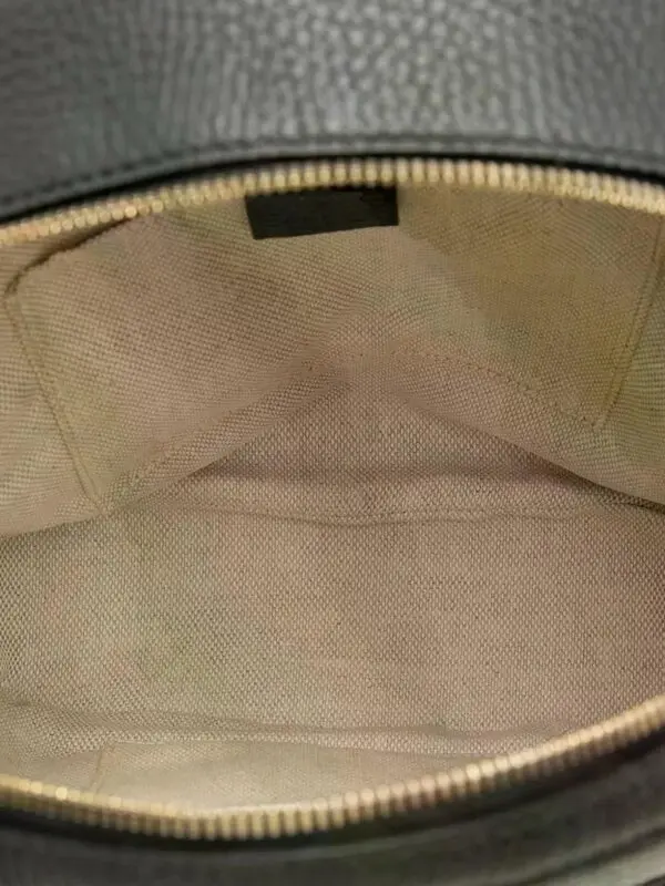 Gucci 2000-2015 Pebbled Calfskin Soho Chain Backpack