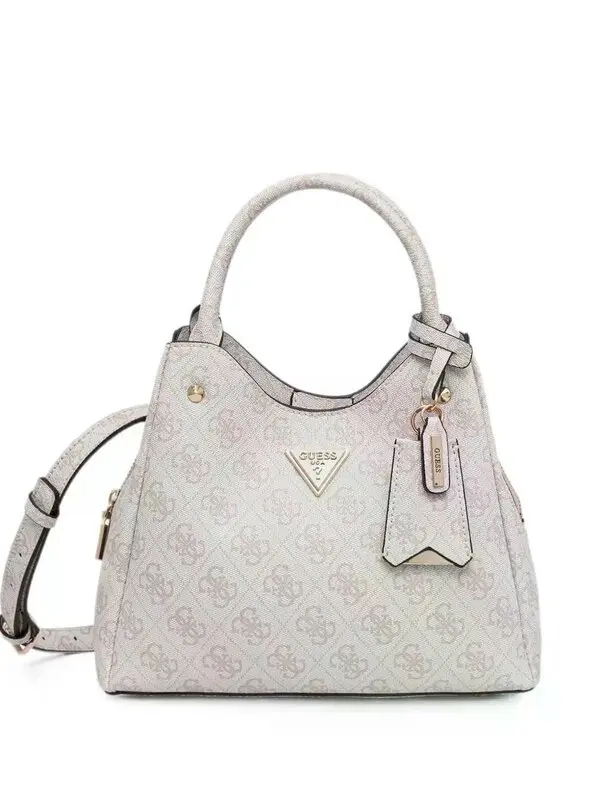 Guess Monogram-pattern Logo-plaque Tote Bag