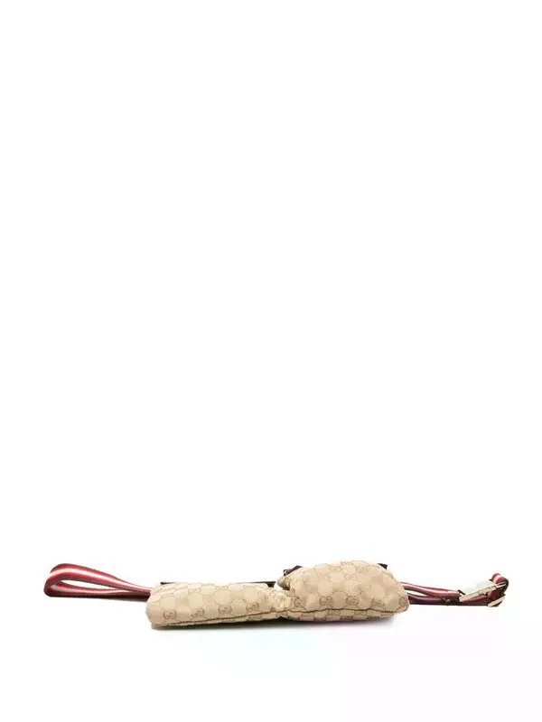 Gucci 2000-2015 Gg Canvas Web Double Pocket Belt Bag
