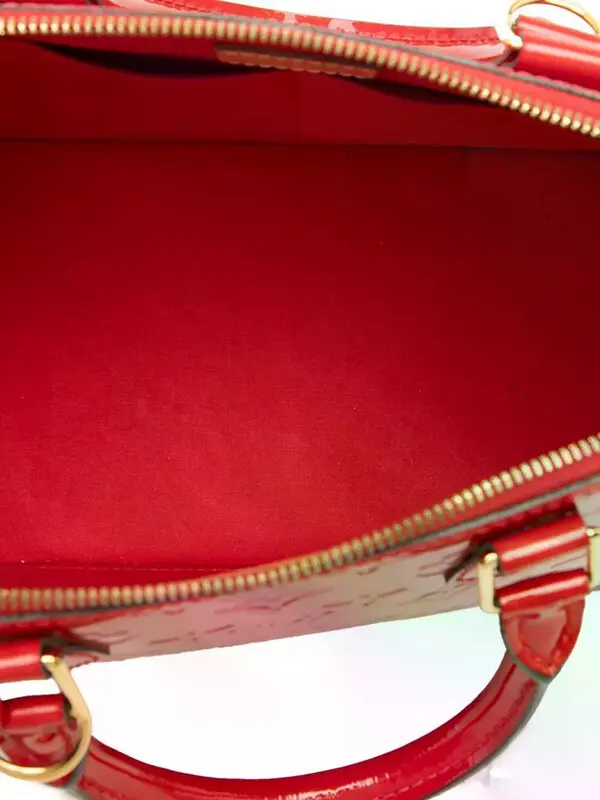 LOUIS VUITTON 2015 Monogram Vernis Alma Pm Handbag
