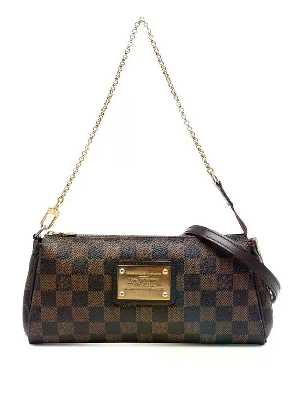 LOUIS VUITTON 2012 Damier Ebene Eva Satchel