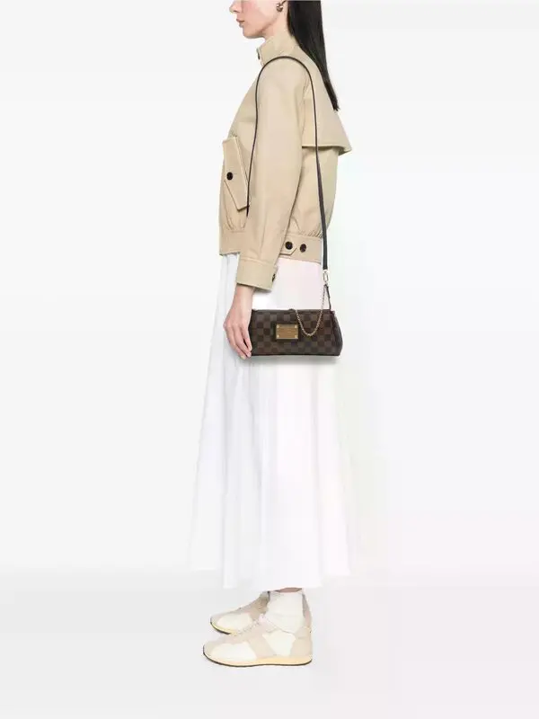 LOUIS VUITTON 2012 Damier Ebene Eva Satchel