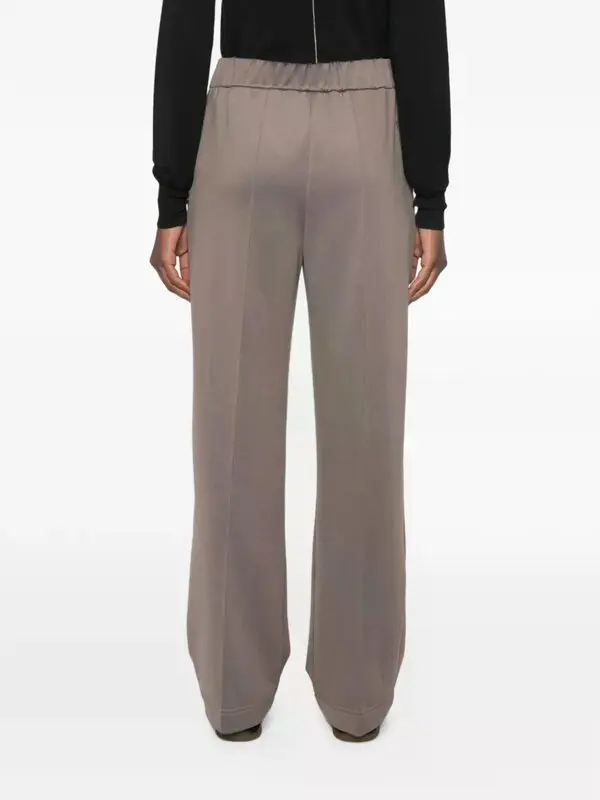 Moncler Elasticated-waistband Pressed-crease Trousers