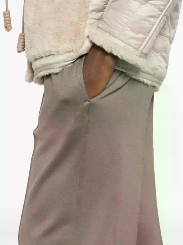Moncler Elasticated-waistband Pressed-crease Trousers