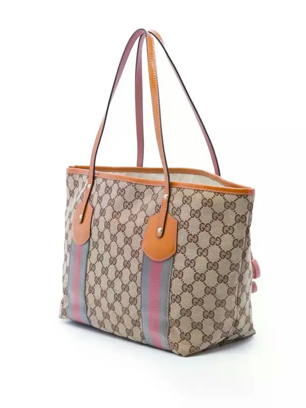 Gucci 2016-2026 Gg Canvas Web Jolie Tote Bag