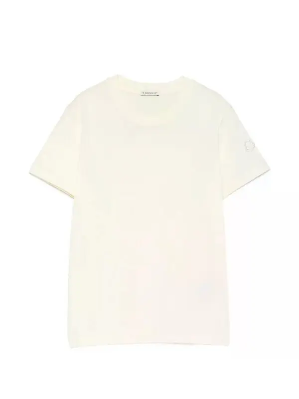 Moncler Logo Patch Cotton T-shirt
