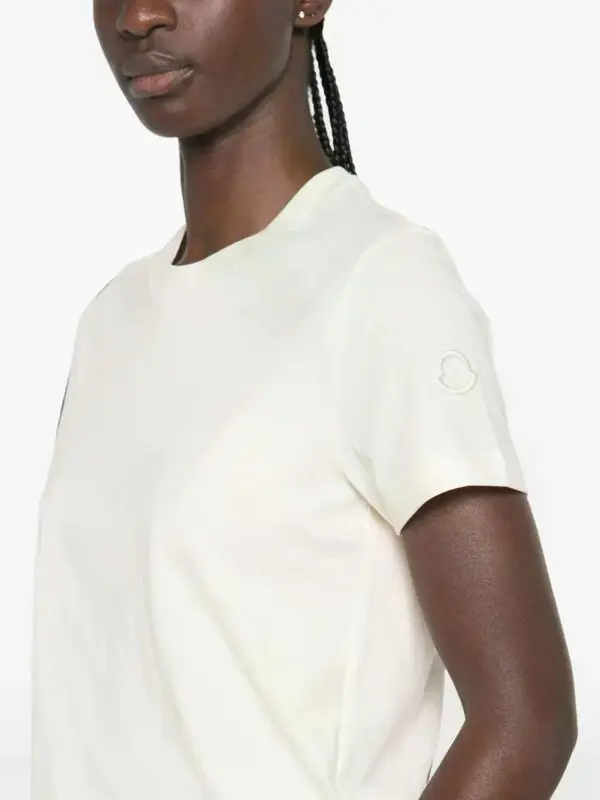 Moncler Logo Patch Cotton T-shirt