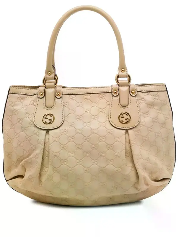 Gucci 2016-2026 Guccissima Scarlett Tote Bag - Neutrals