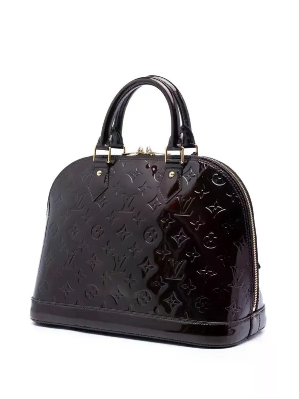 LOUIS VUITTON 2000-2026 Monogram Vernis Alma Pm Handbag