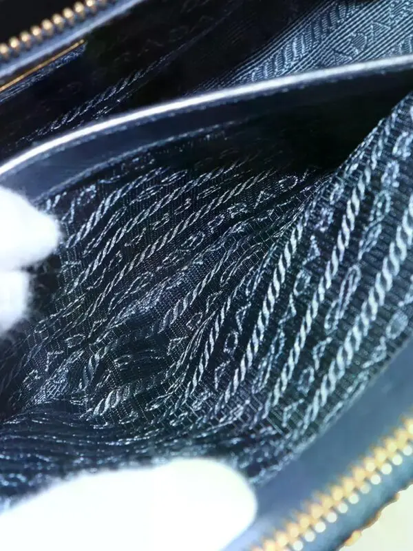 Prada Saffiano Lux Galleria Double Zip Satchel