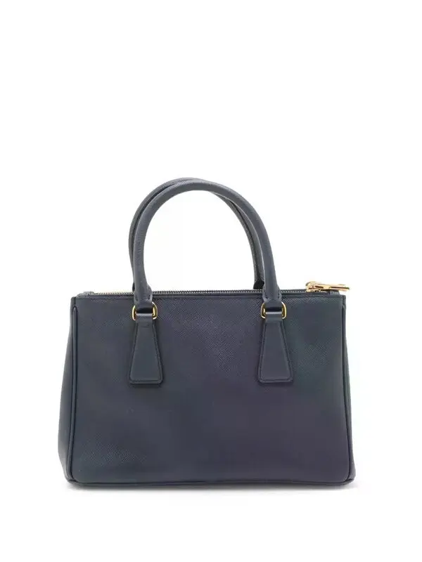 Prada Saffiano Lux Galleria Double Zip Satchel