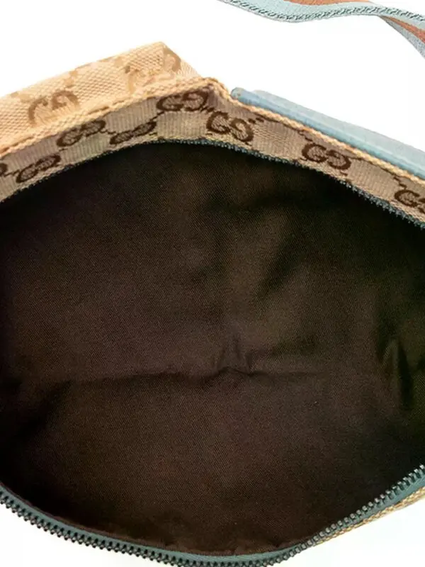 Gucci 2000-2015 Gg Canvas Web Double Pocket Belt Bag