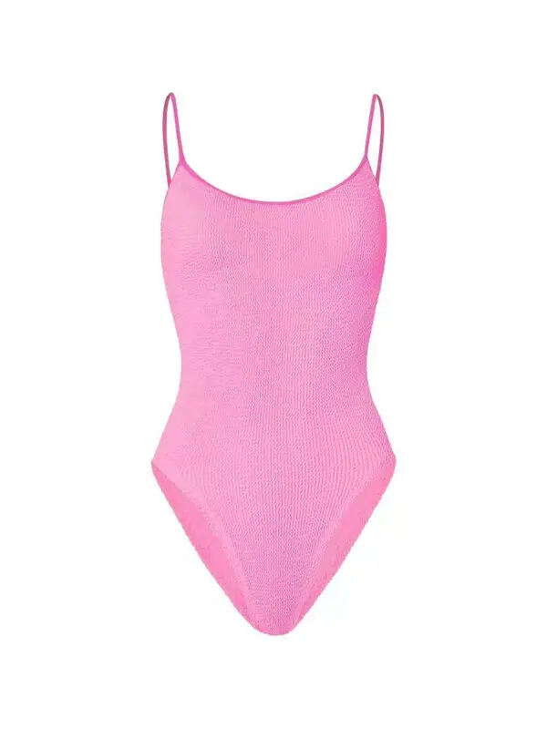Hunza G Pamela Crinkle-effect Swimsuit