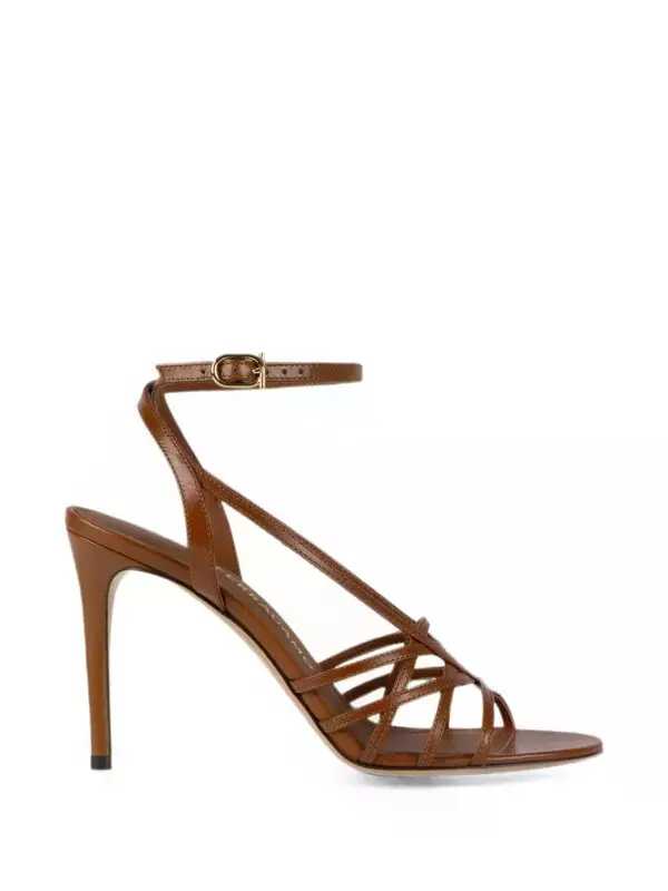 FERRAGAMO Strappy Sandals - Brown