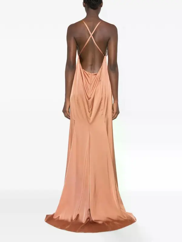 ALESSANDRO LEGORA Sequin-embellished Maxi Dress
