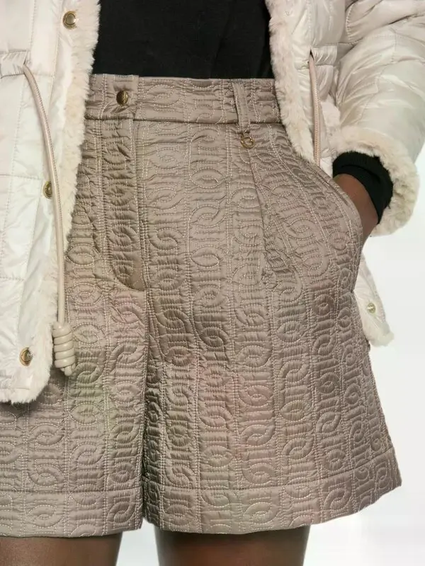 Moncler Quilted Logo-embroidered Shorts