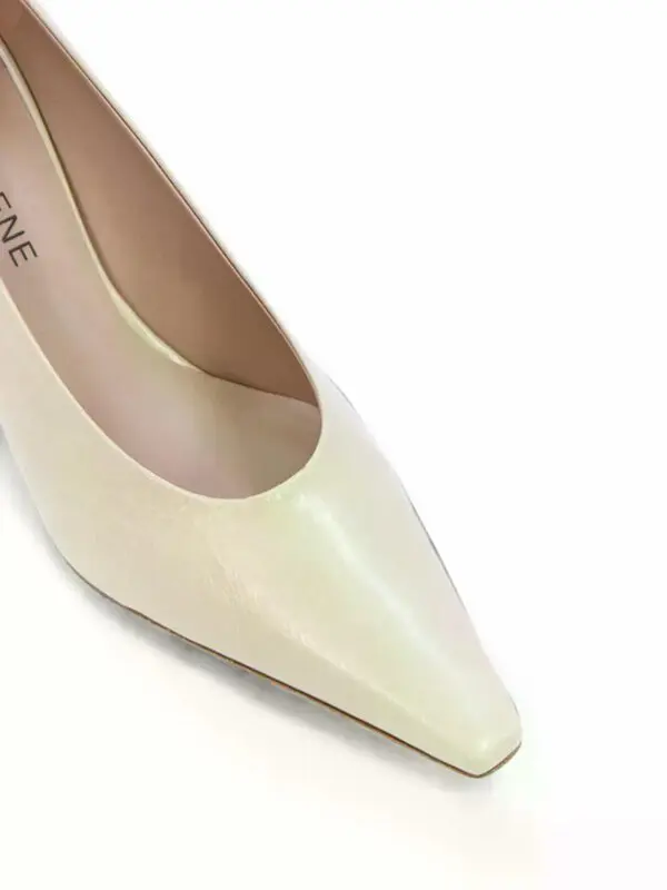 NOTABENE Emmy 70 Patent-leather Square-toe Pumps