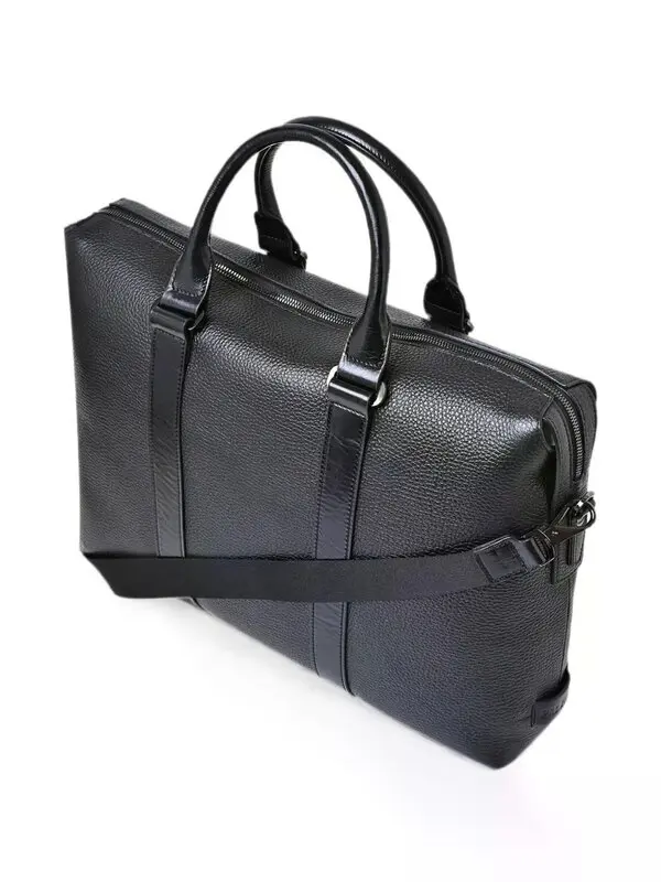 Pal Zileri Grained Leather Briefcase