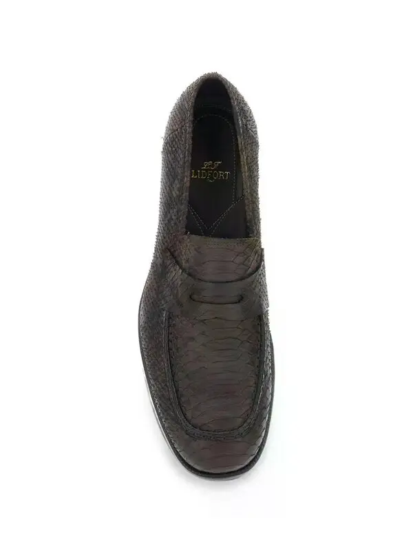 LIDFORT Snakeskin-effect Loafers