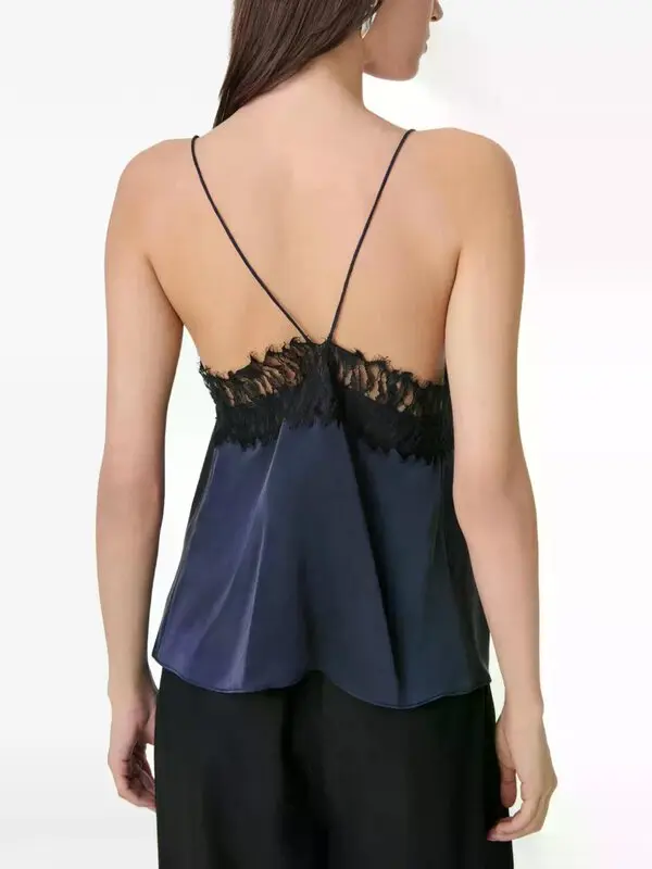 IRO PARIS Lace Trim V-neck Camisole