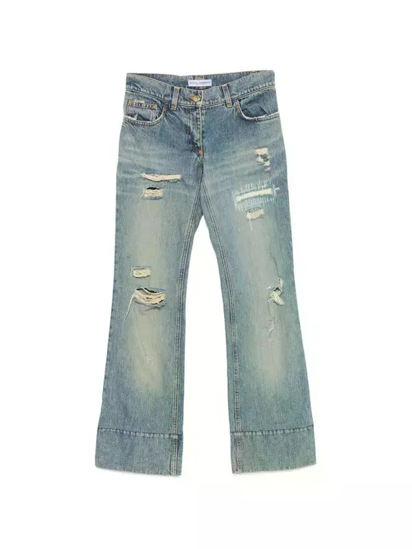 Dolce & Gabbana 2000s Distressed Jeans