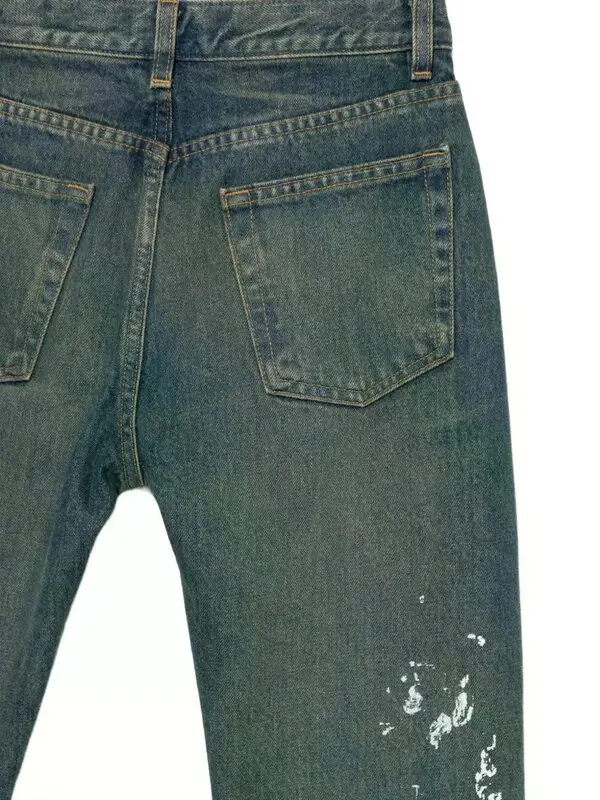 Helmut Lang 2000s Paint-splatter Jeans
