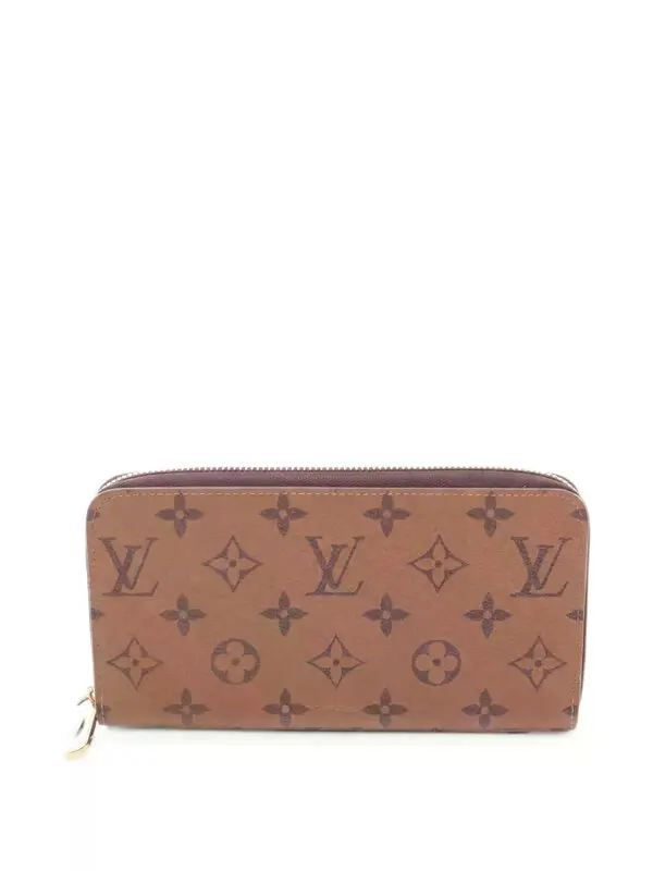 LOUIS VUITTON 2010s Zip Monogram Wallet - Neutrals