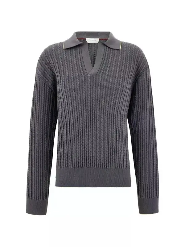 FERRAGAMO Knitted Polo Top