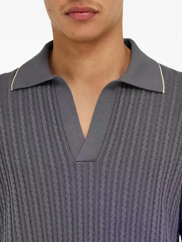 FERRAGAMO Knitted Polo Top
