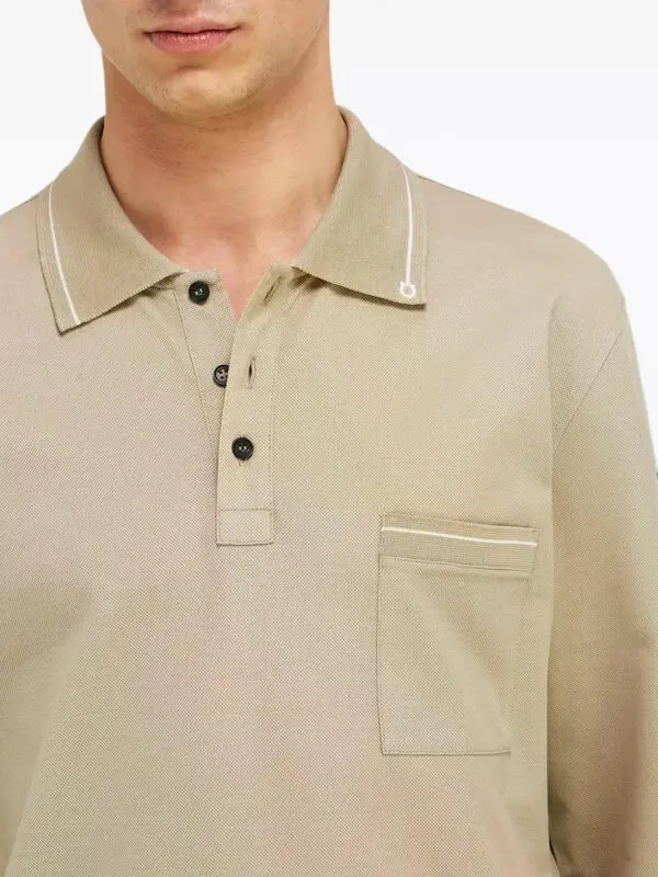 FERRAGAMO Long-sleeved Polo Shirt