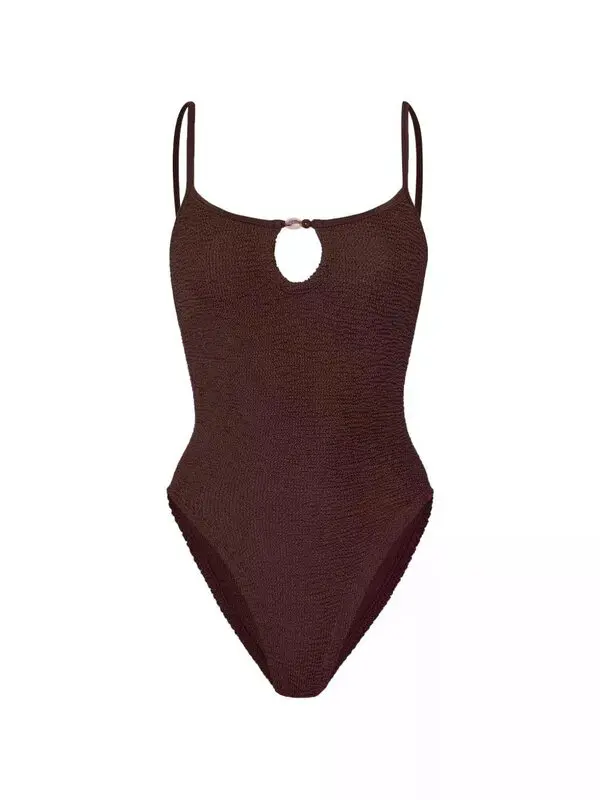 Hunza G Mia Crinkle-effect Swimsuit